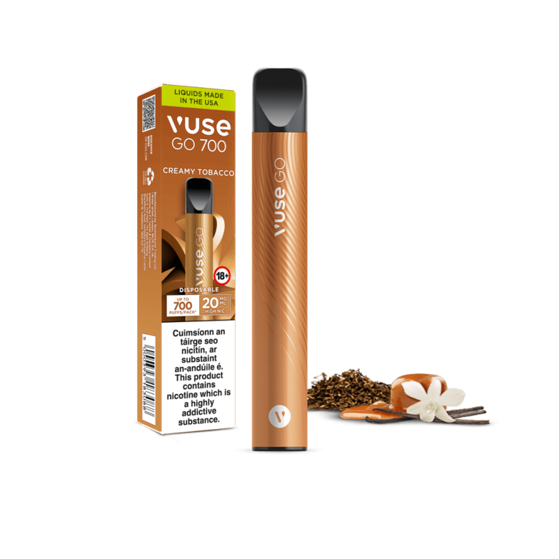Vuse GO 700 Creamy Tobacco Disposable Vape - CHINA VAPE WHOLESALE