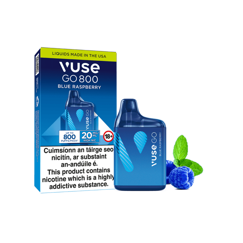Vuse GO 800 Blue Raspberry Disposable Vape - CHINA VAPE WHOLESALE